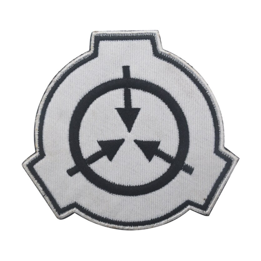 1pcs Embroidery SCP Foundation Velcro Patch Tactical Battle Badge ...