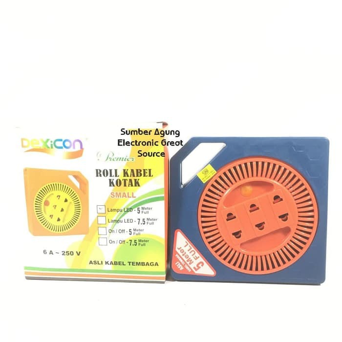 Dexcon Box Cable Roller Box Indicator Light Box 5M 5meter Full 6a 250V ...