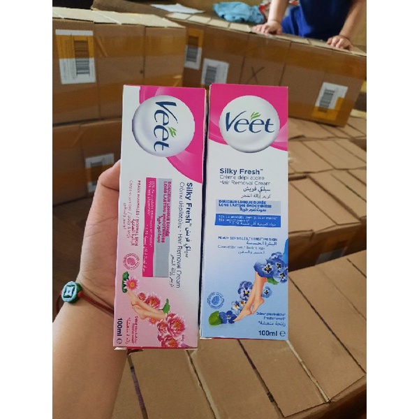 French VEET HAIR REMOVAL CREAM 100ML – CREAM DEPILATOIRE (new model ...