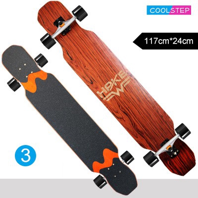 117 CM 107CM cm 47inch bamboo longboard downhill dance longboard high ...
