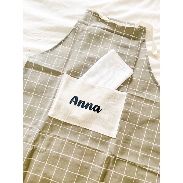 Personalized Apron Plaid | Shopee Philippines