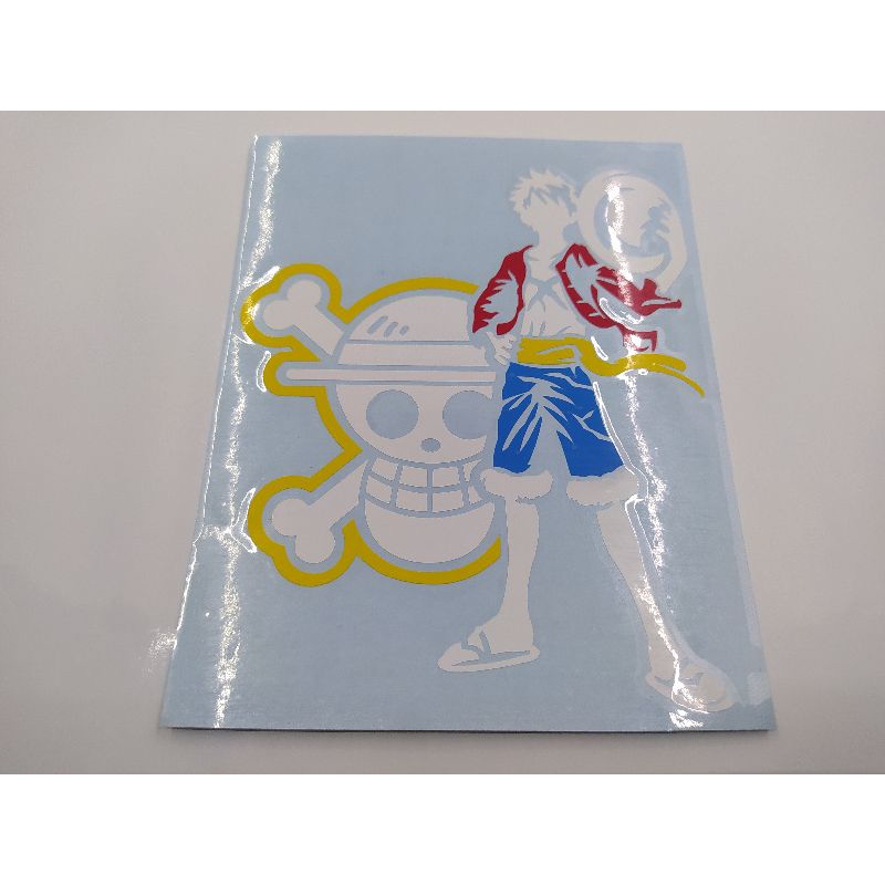 Sticker Cutting One Piece Monkey D. Luffy | Shopee Philippines