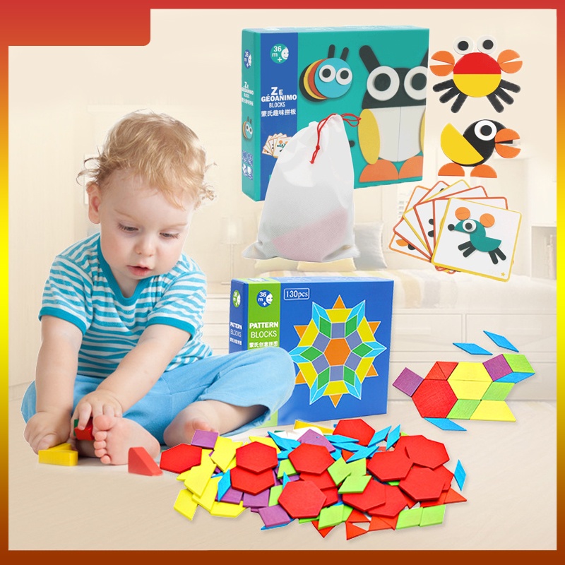 KAYU Educational Toys/Montessori/Wooden Block Toys/Wooden Puzzle ...