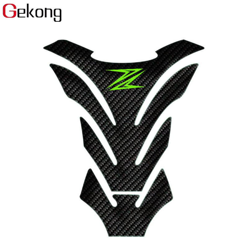 Motorcycle Carbon Fiber Oil Fuel Gas Tank Pad Tankpad Decal Protector ...