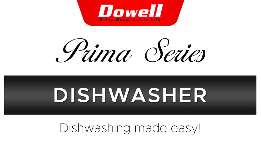 Dowell DWS-15 15 plates set 4 Automatic Dishwashing Programs Dishwasher ...