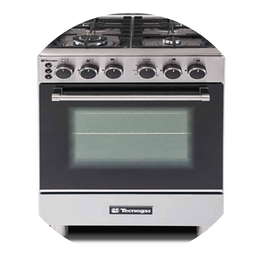 Tecnogas 60 cm, 4 Gas Burners Cooking Range with Rotisserie ...