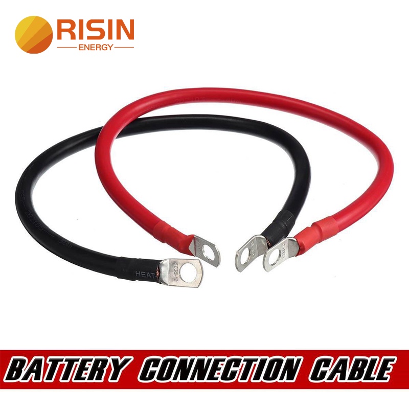 35sqmm 2AWG Battery Connecting Cable 50sqmm 1AWG PVC Wire M8 Cable Lug ...