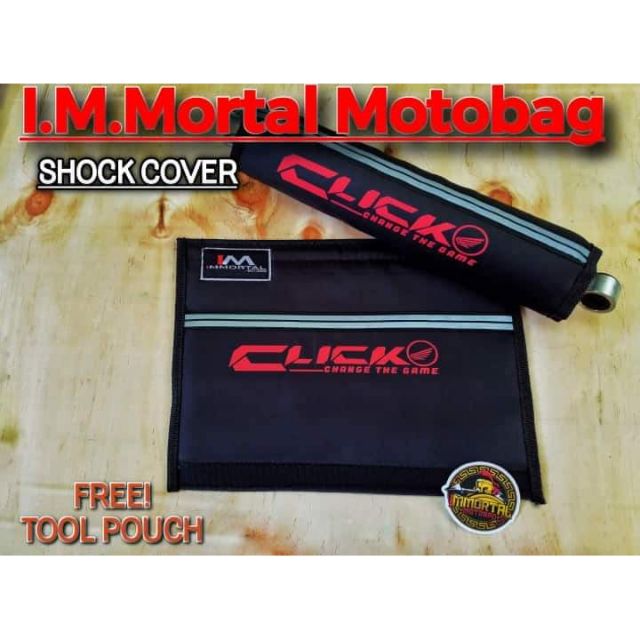 Honda Click shock cover (red print) | Shopee Philippines