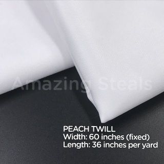 PEACH TWILL FABRIC CLOTH KANEBO RAW TELA PER YARD 60 INCH FIXED WIDTH | Shopee Philippines
