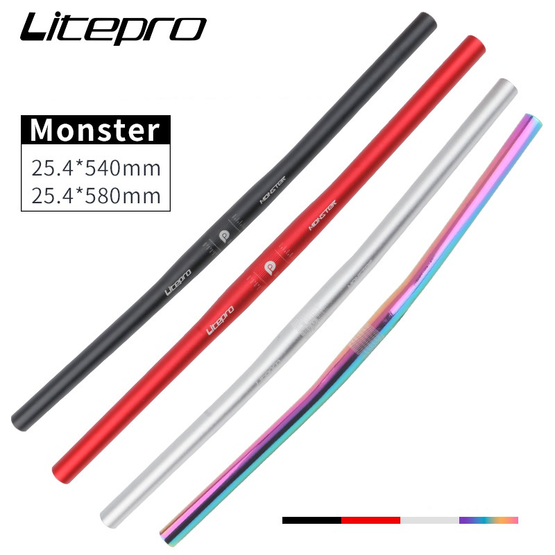Litepro Monster Folding Bike Horizontal Handlebar 25.4*540/580mm ...