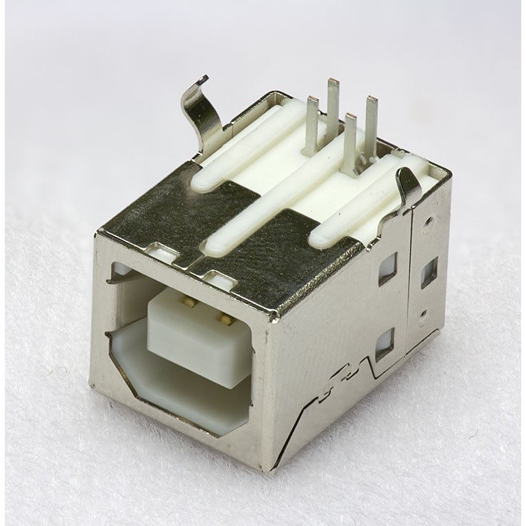 1pc USB Female Type-B Port 4-Pin Right Angle PCB DIP | Shopee Philippines