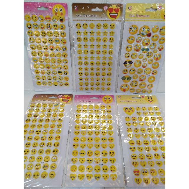 Cute Emoji SMILEY STICKERS | Shopee Philippines