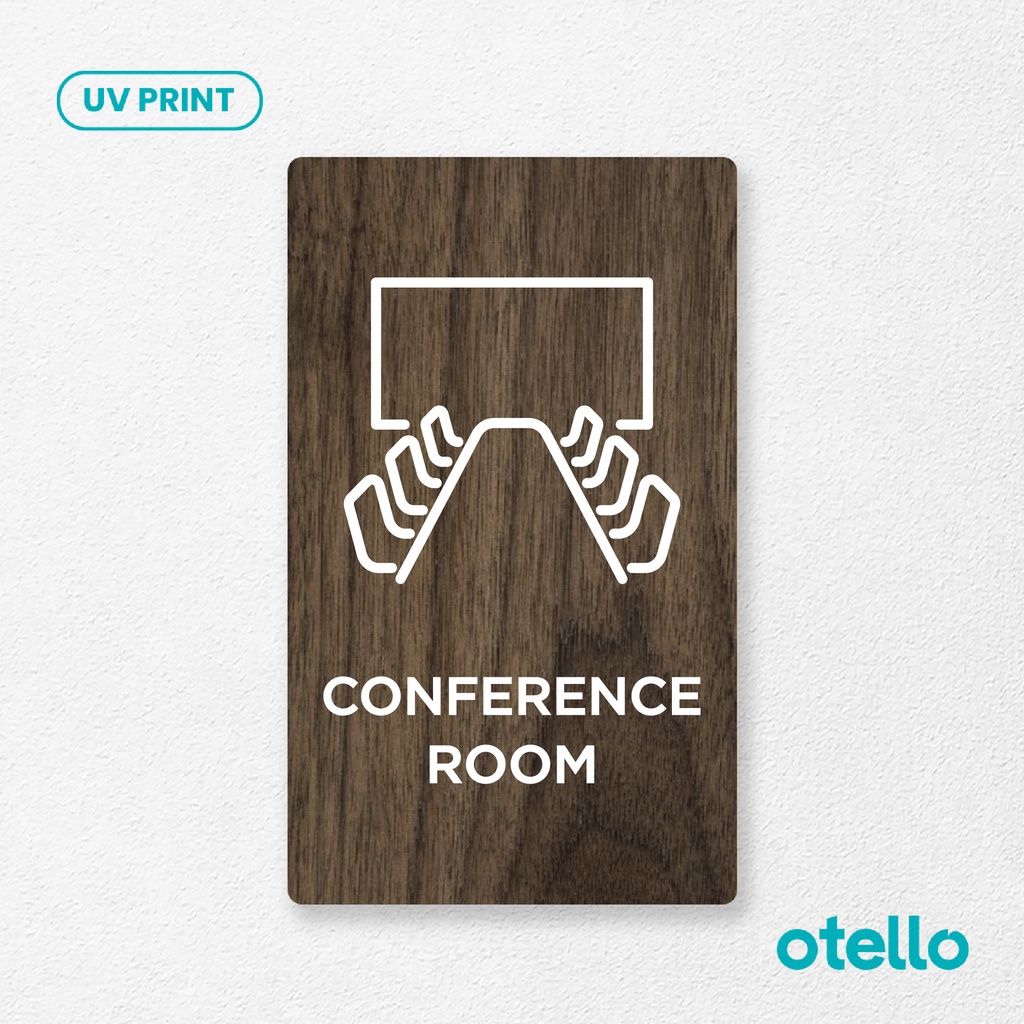 Otello - Conference Room Sign Board Wooden Print Signage Office Room ...