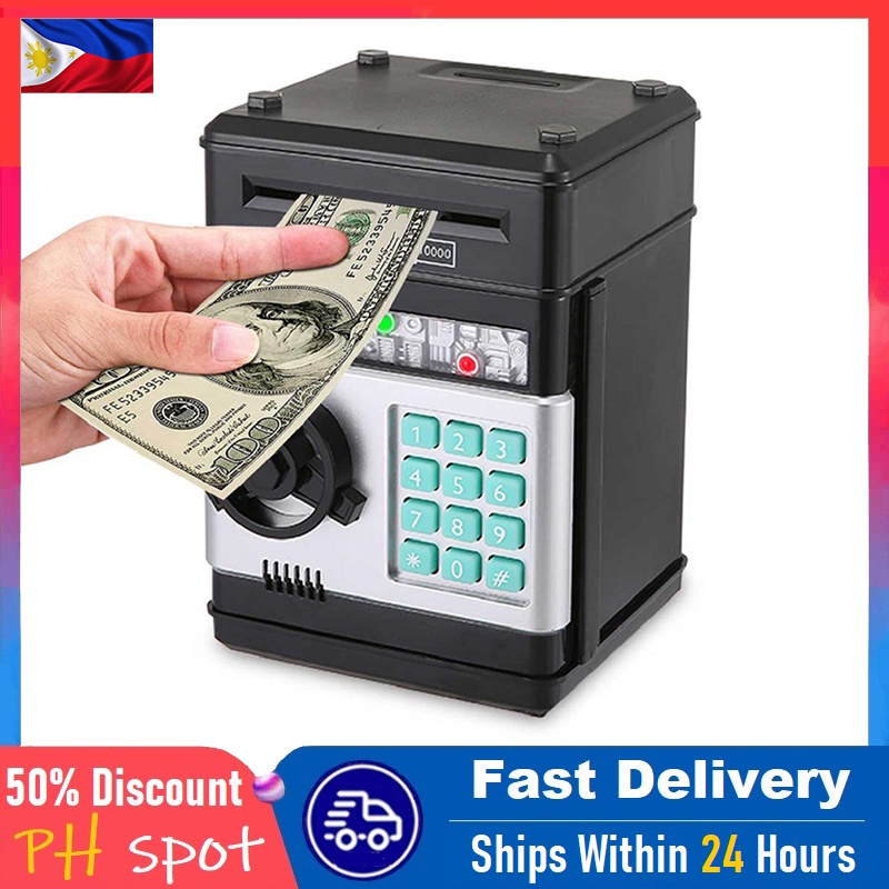 【Local Delivery】Cute Kids Electronic Money Safe Box Password Saving ...