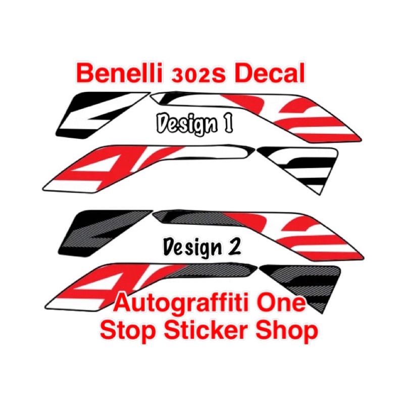 Benelli 302s Decals Quality Sticker (402 Decal) | Shopee Philippines