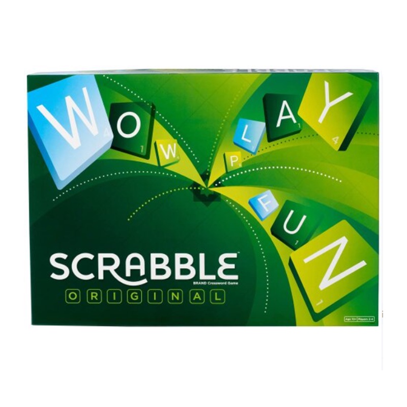 Scrabble Board Original Game With 100 Letter Tiles And Instructions ...