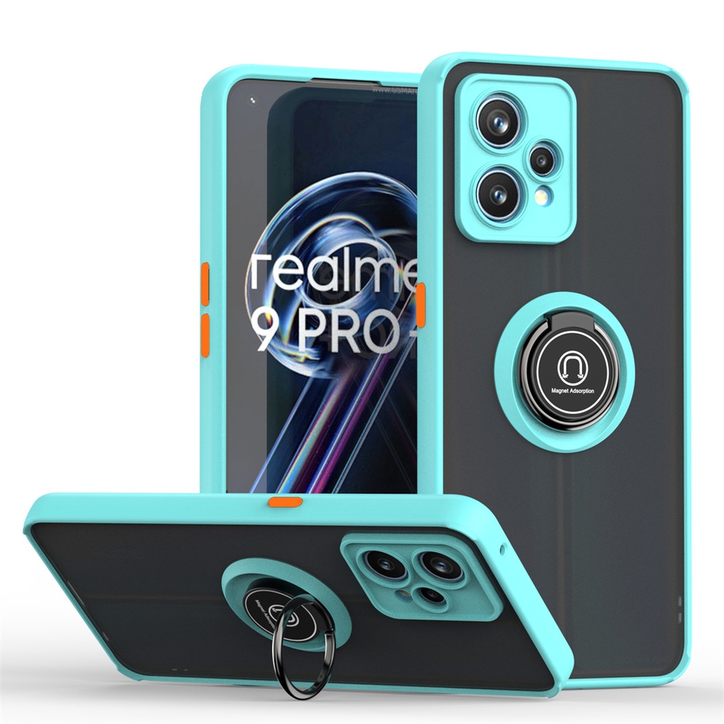 Realme 9 9i Pro Plus Pro+ Case Translucent Hard Matte Finish Semi Clear ...