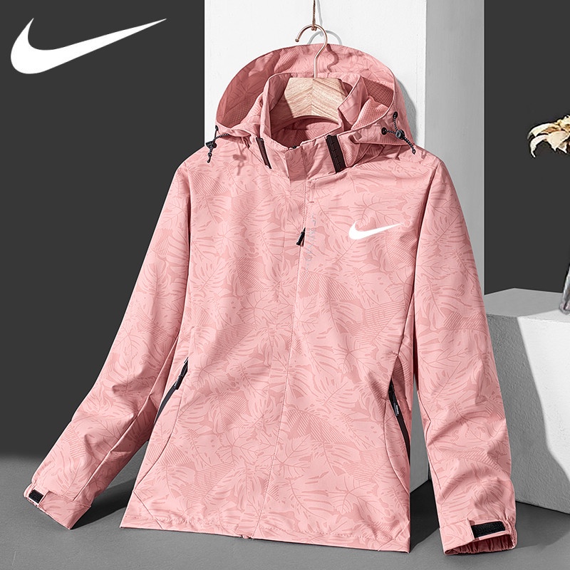 Women Waterproof Jackets Outdoors Hooded Loose Hiking Jacket | Shopee ...