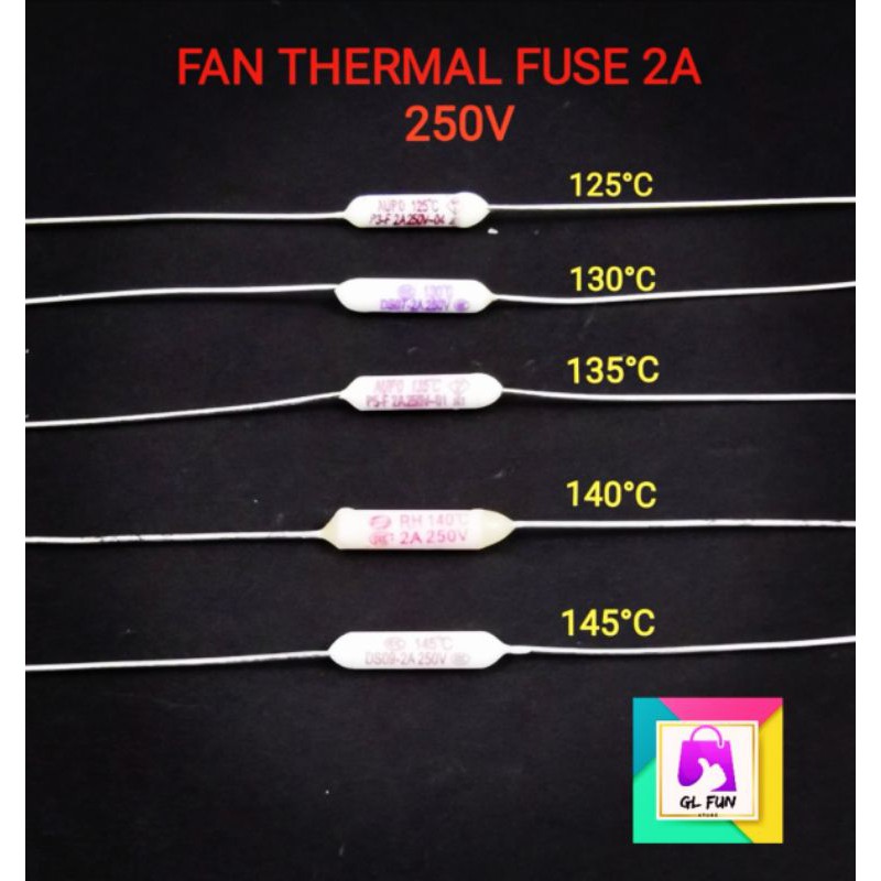 Thermal Fuse 2A 250V (125 C,130 C,135 C,140 C,145 C) | Shopee Philippines