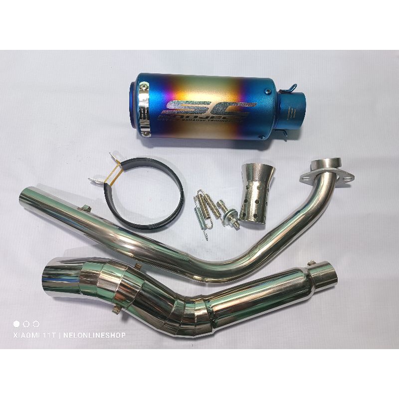 Sc Project with Elbow Stainless for Yamaha Sniper 155/155R / 150 V1|V2 ...