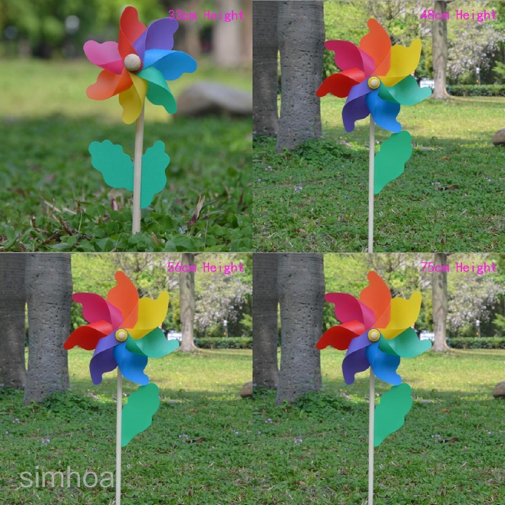 4 Sizes Pinwheel DIY Windmill Kids Toy Garden Party | Shopee Philippines