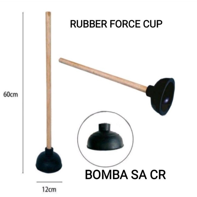 Pang Bomba ng CR Pambomba ng CR Toilet Rubber Force Cup | Shopee ...