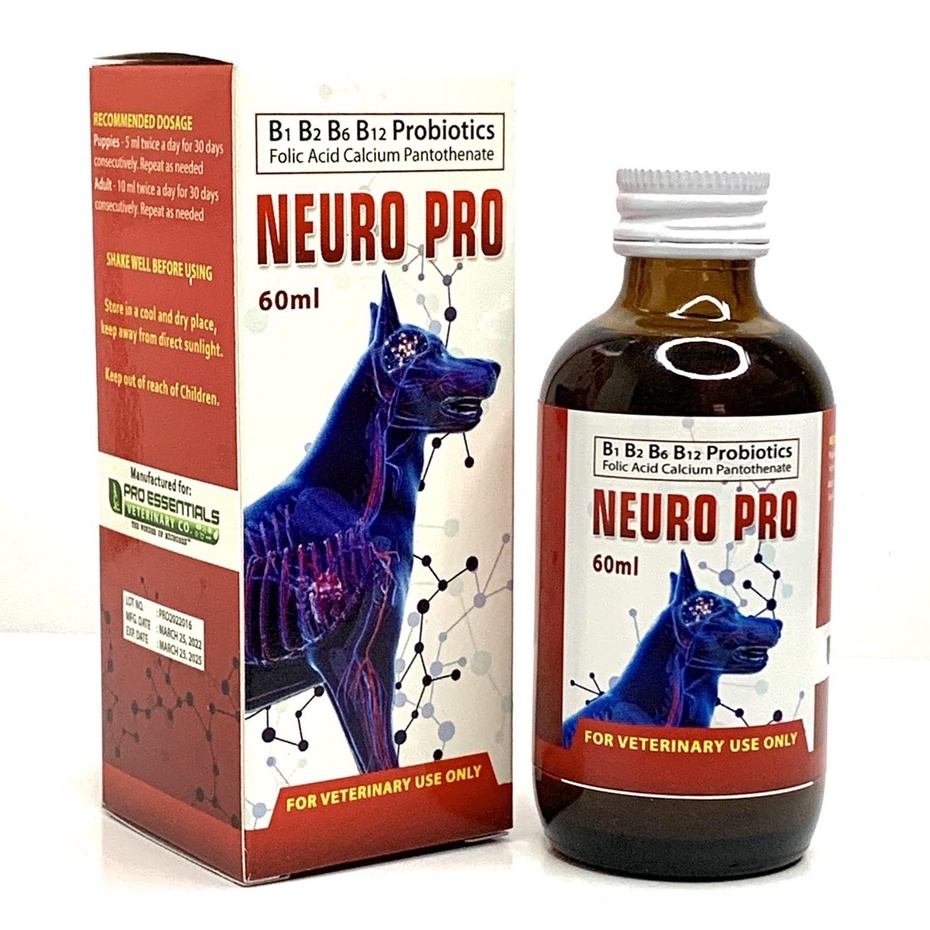 [FCR AGRIVET] 1pc Neuro Pro Folic Acid Anti Distemper 60ml B complex ...