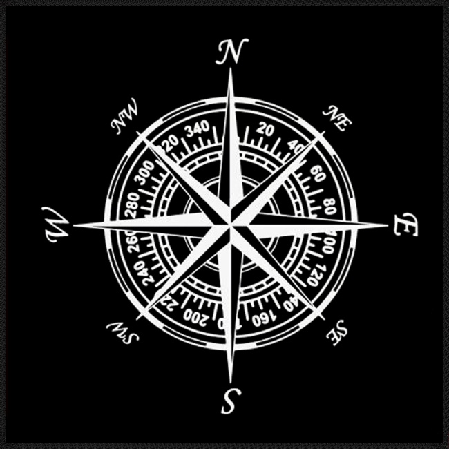 AT Compass Nautical Navigate Style Vinyl Car-styling Decal Motorcycle ...