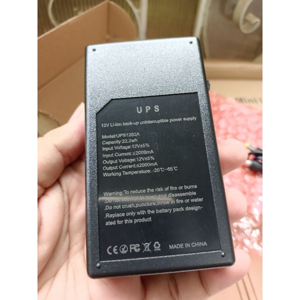 12v 2A Mini UPS for Modems & Wifi Routers | Shopee Philippines