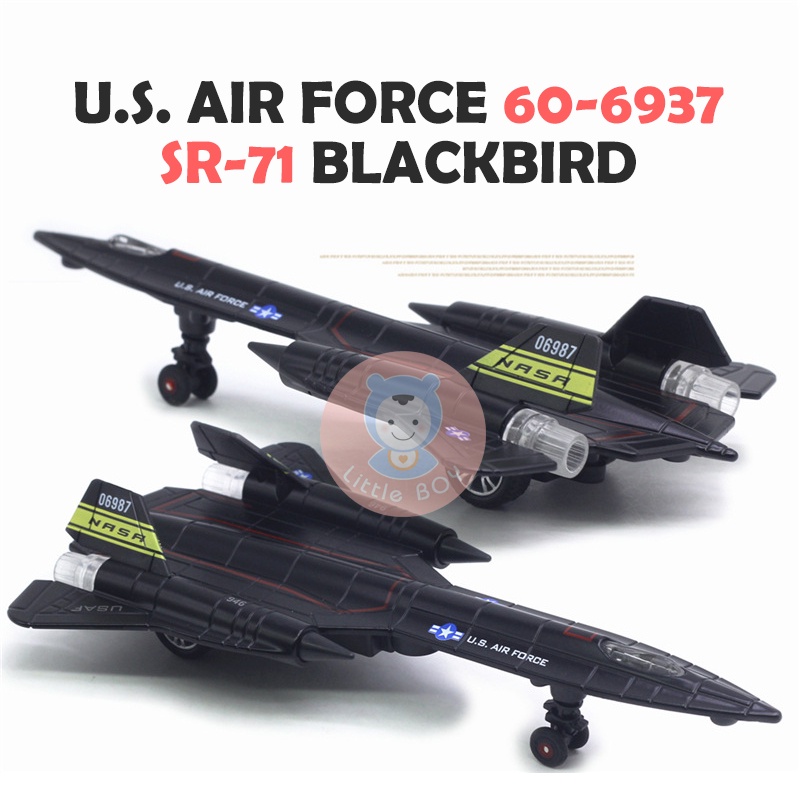 Diecast Emulation Fighter SR-71 Blackbird Reconnaissance Aircraft U.S ...