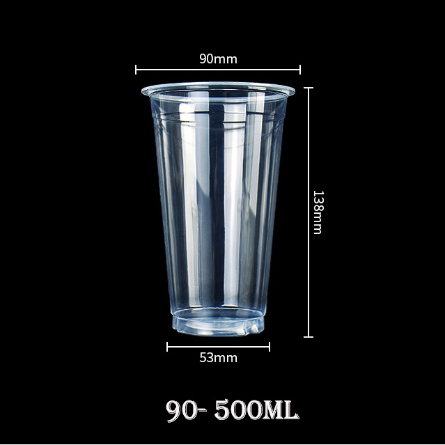 50pcs 90MM Milk Tea Cup PP Y Cup For Milk Tea Juice With Lid 360ml/500ml/700ml | Shopee Philippines