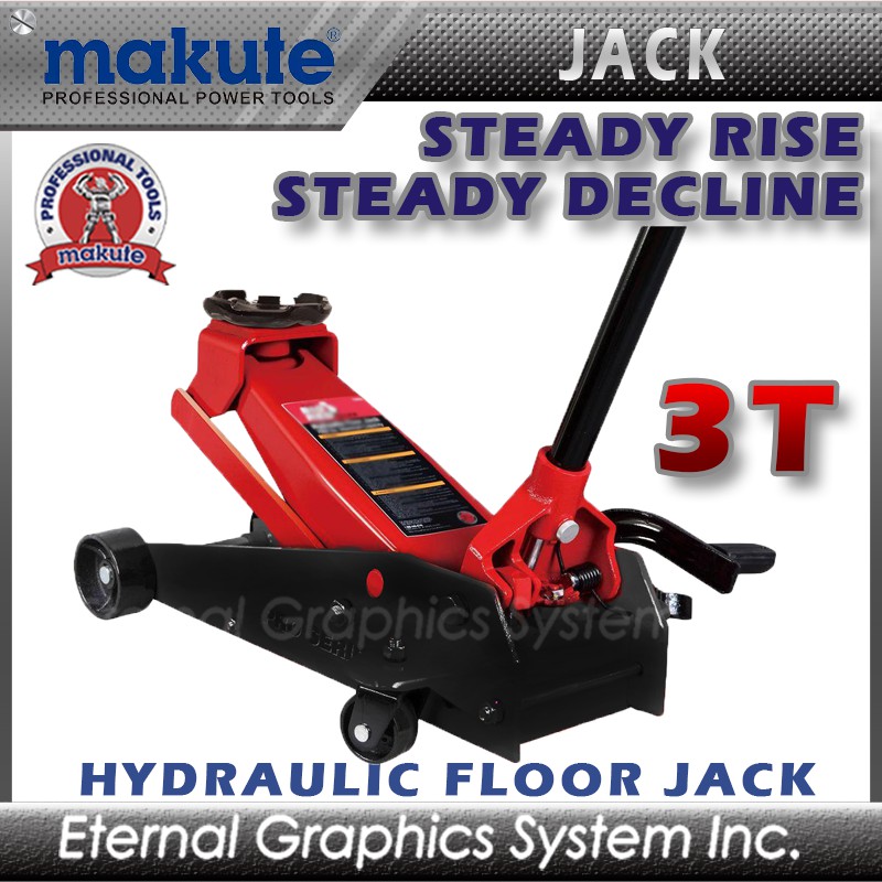 3T Hydraulic jack horizontal genuine small steam