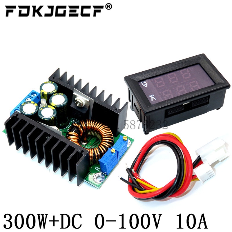 DC DC 150W Boost Converter / 9A 300W Step Down Buck Converter Power ...