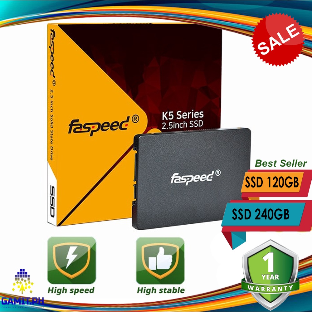 Faspeed Data storage K5 Series SSD SATA3 TYPE 120g 240g | Shopee ...