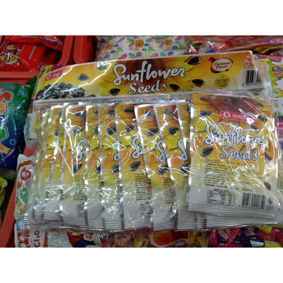 Coco Sunflower Seed 20 pcs per pack Caramel Flavor | Shopee Philippines