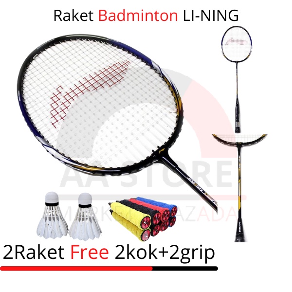 Li-ning Badminton Racket Installed String - Strong T Connection - 22lbs ...