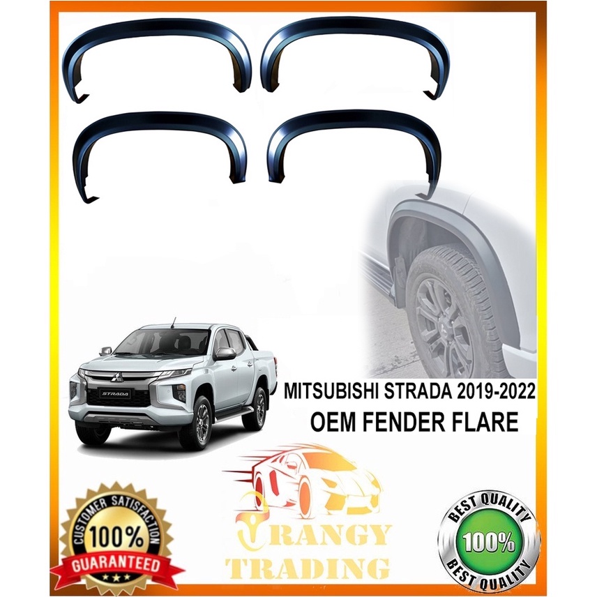Mitsubishi Strada 2019 to 2023 OEM Fender Flare SLIM TYPE 2020 2021 ...