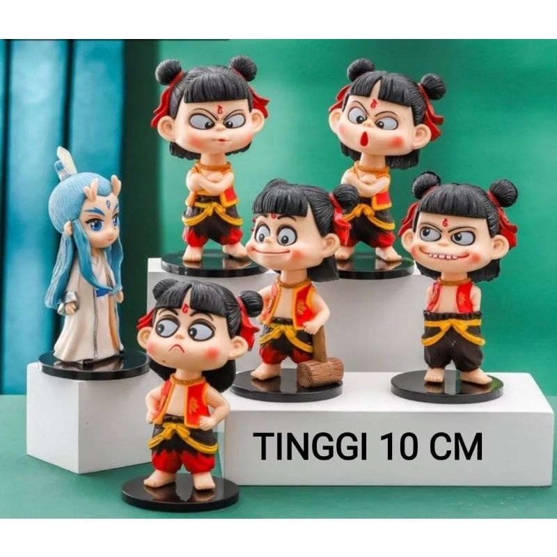 Nezha Protective God Action Figure Set of 6 Pcs | Shopee Philippines