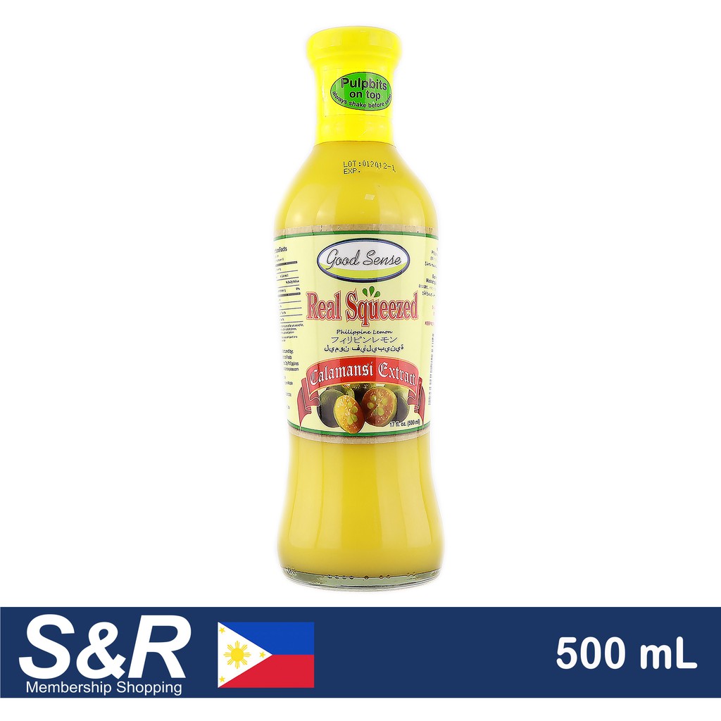 Good Sense Real Squeezed Philippine Lemon Calamansi Extract 500mL ...