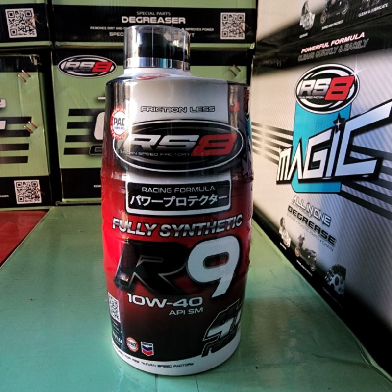 RS8 R9 10w 40 Full Synthetic Engine Oil 1 liter | Shopee Philippines