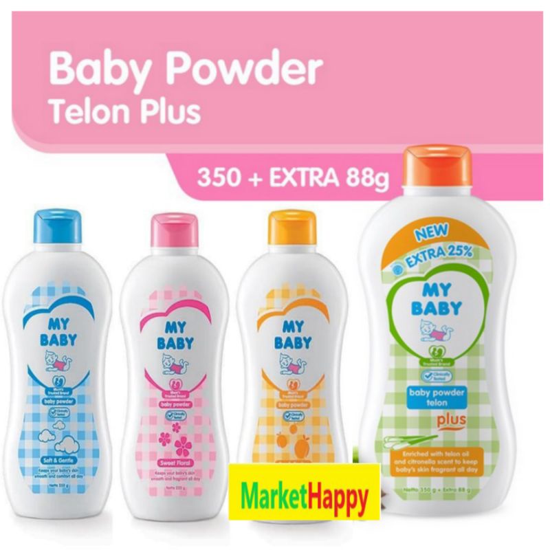 My baby baby powder 325gr+88gr Exp2028 | Shopee Philippines