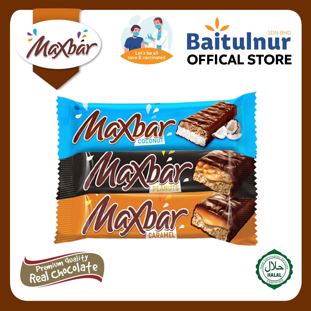 MAXBAR MINI BARS CHOCOLATE 42G | Shopee Philippines