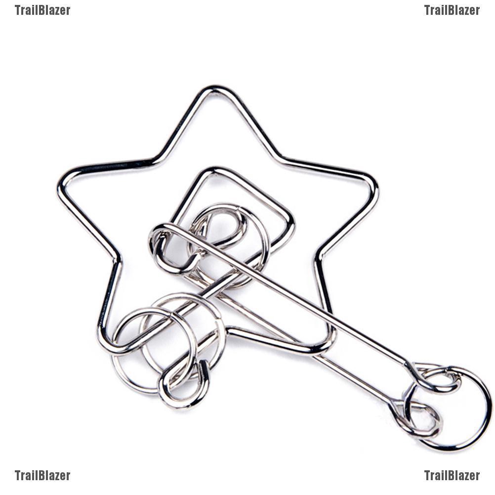 Pentacle Metal Ring Puzzle Brain Teaser Metal Wire Toy | Shopee Philippines