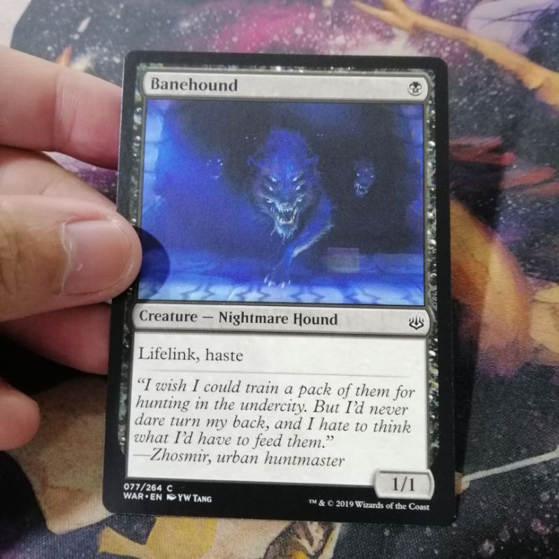 1 Banehound WAR of the spark common black commander pauper | Shopee ...