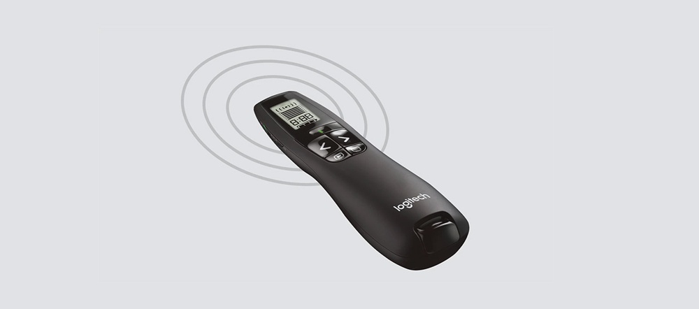 Logitech R800 Professional Presenter Wireless Laser Pointer Clicker ...