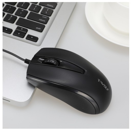 T-WOLF v13 Stylish optical wired mouse | Shopee Philippines
