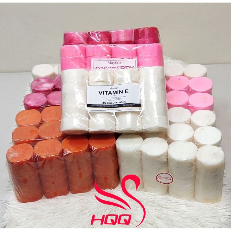 MAYFAIR ROUND SOAP 1pack-20pcs 800g Whitening | Shopee Philippines