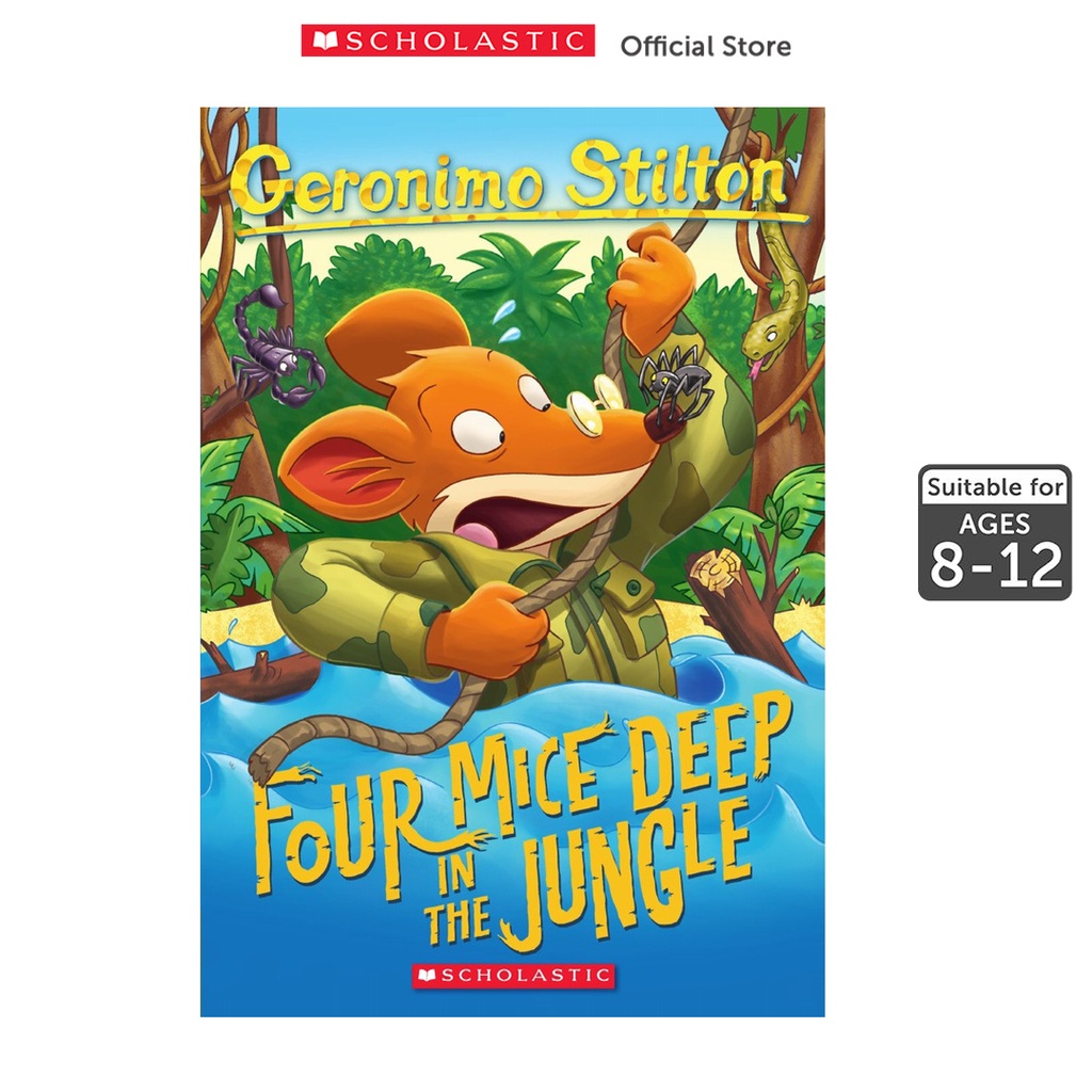 Scholastic : Geronimo Stilton #5 : Four Mice Deep In the Jungle (ISBN ...