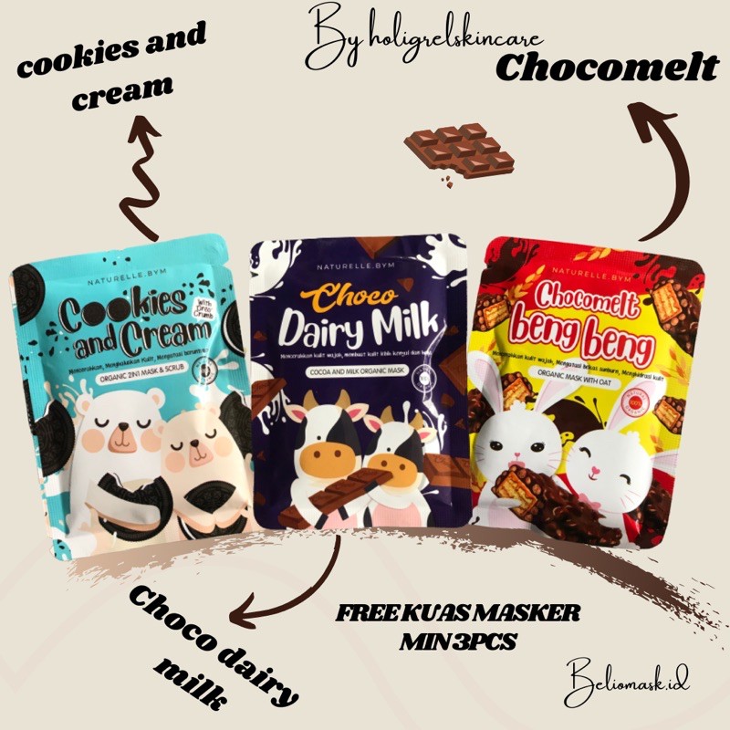 Chocomelt / Choco Dairy Milk / Cookies And Cream By Holigrel (order ...
