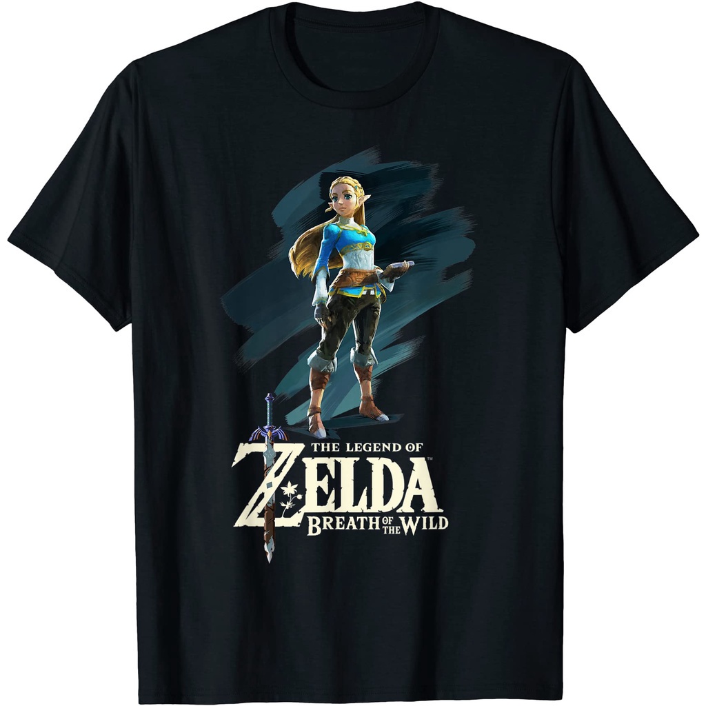 Fashion S2 Legend of Zelda Breath of the Wild Princess Graphic T-Shirt ...